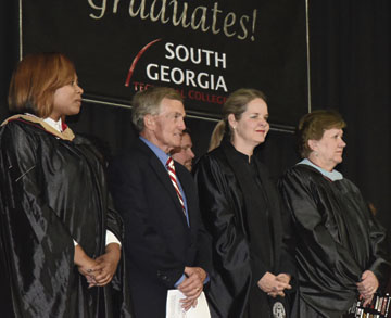 TCSG Commissioner Corbin speaks at SGTC Fall graduation | Americus ...