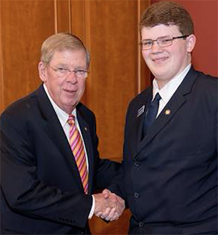 Local student serving as Isakson appointee to U.S. Senate Page Program ...