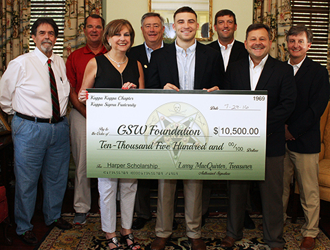 Kappa Sigma fraternity endows scholarship with gift to GSW Foundation ...