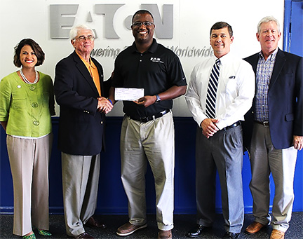 Eaton fulfills pledge to One Sumter Foundation | Americus Times-Recorder