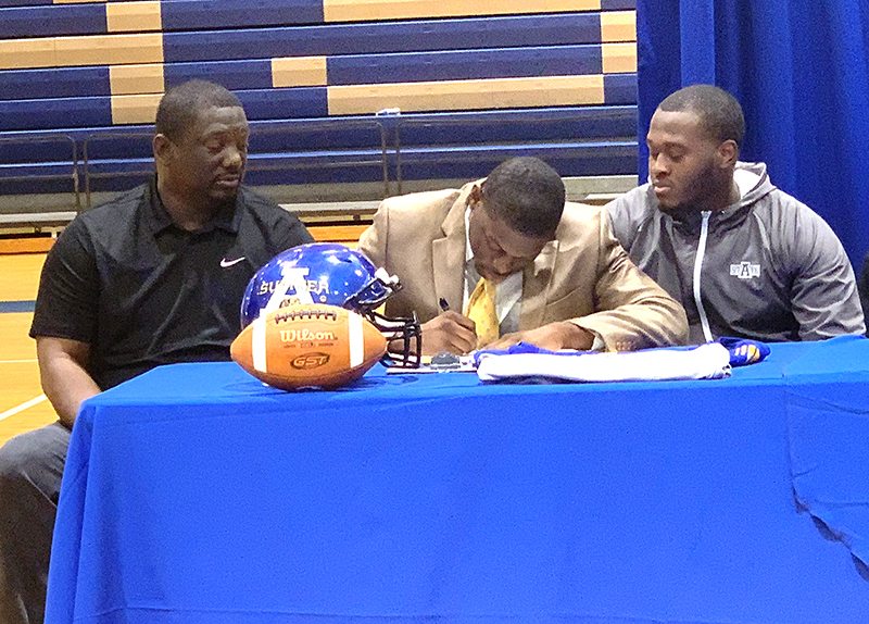 Three Americus-Sumter Panthers sign college scholarships - Americus ...