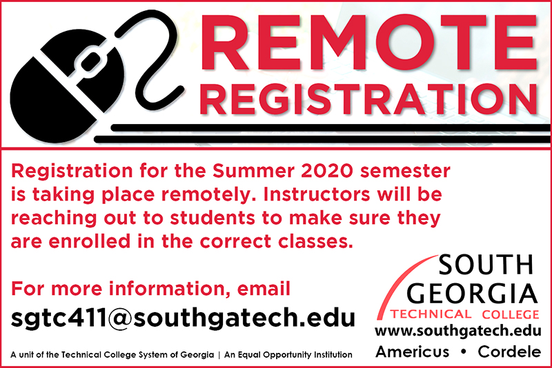 South Georgia Tech beginning remote registration for summer semester | Americus Times-Recorder
