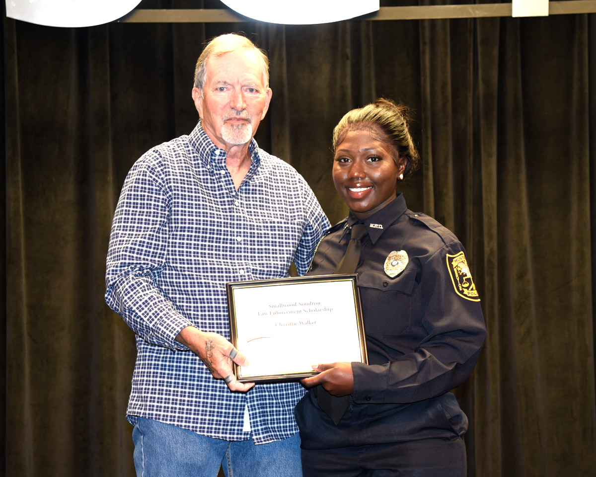 Charittie Walker awarded SGTC Smallwood-Sondron Law Enforcement Academy ...