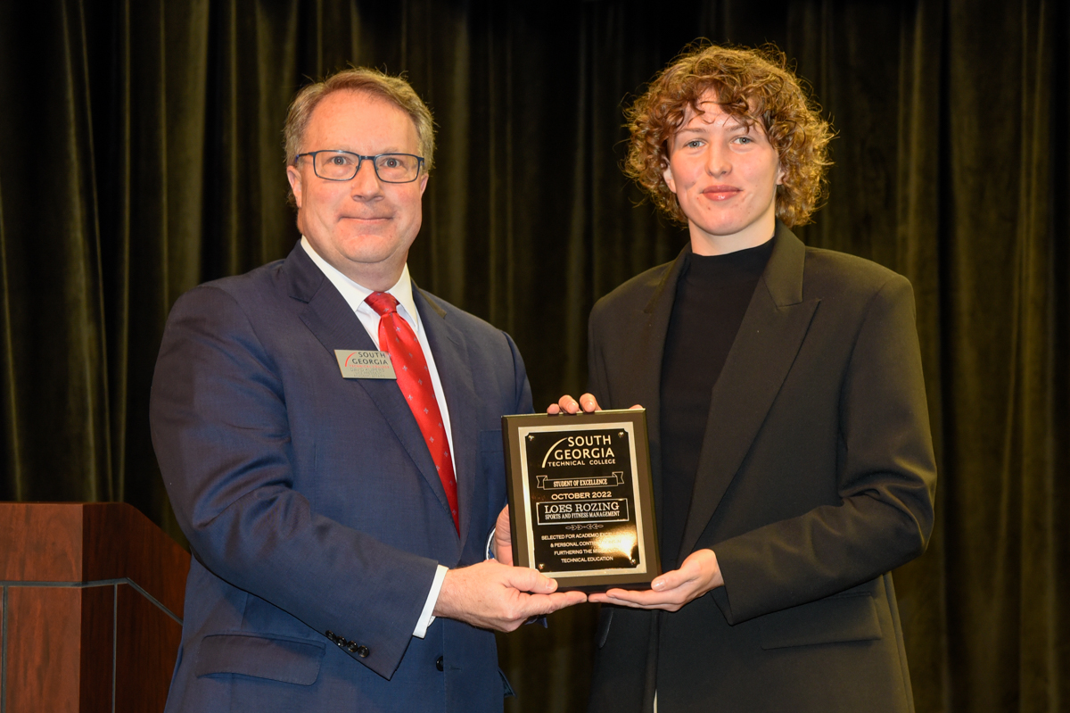 Loes Rozing Honored as Student of Excellence at South Georgia Technical ...
