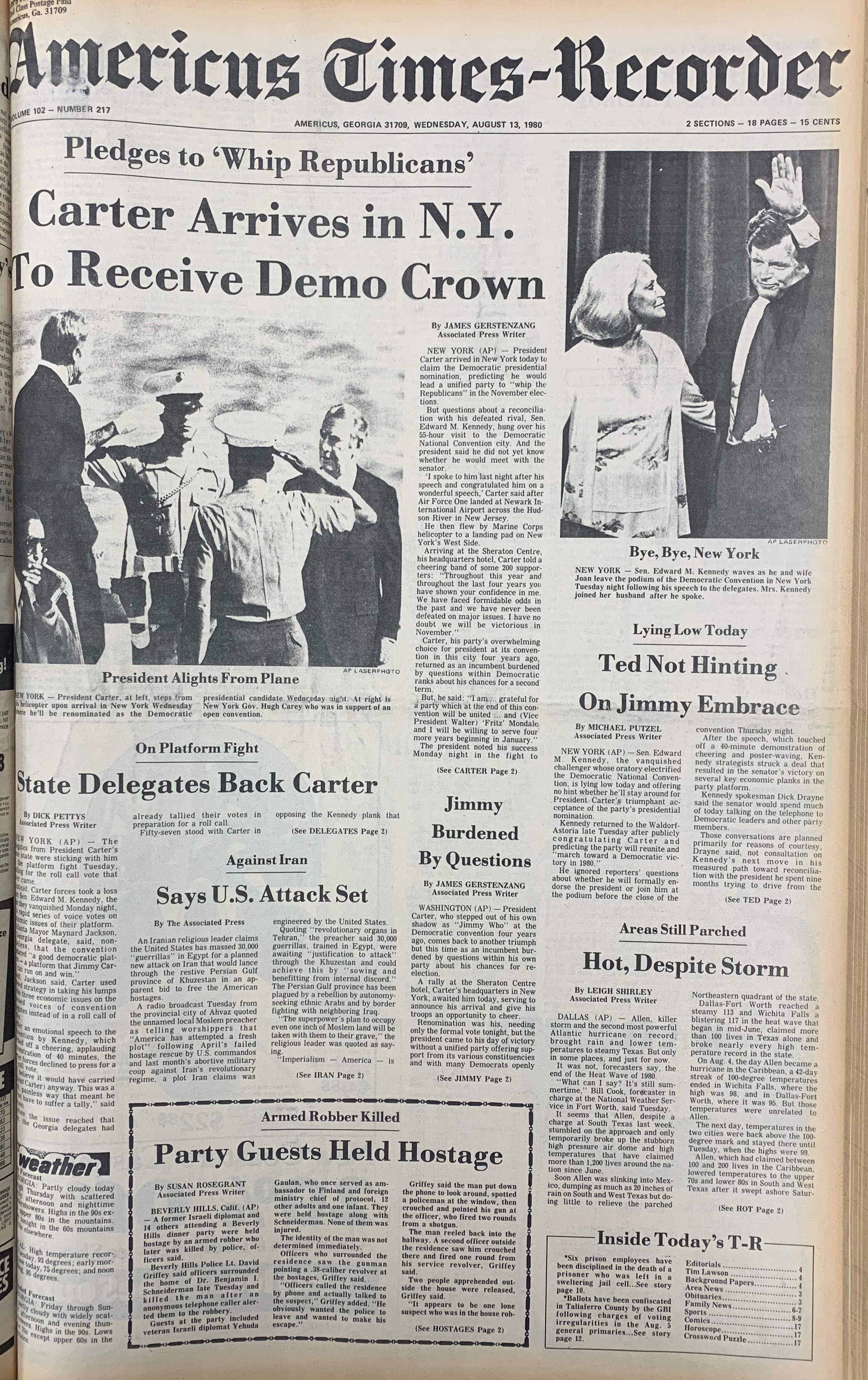 Jimmy Carter's 1980 Campaign for the Democratic Party Nomination and ...