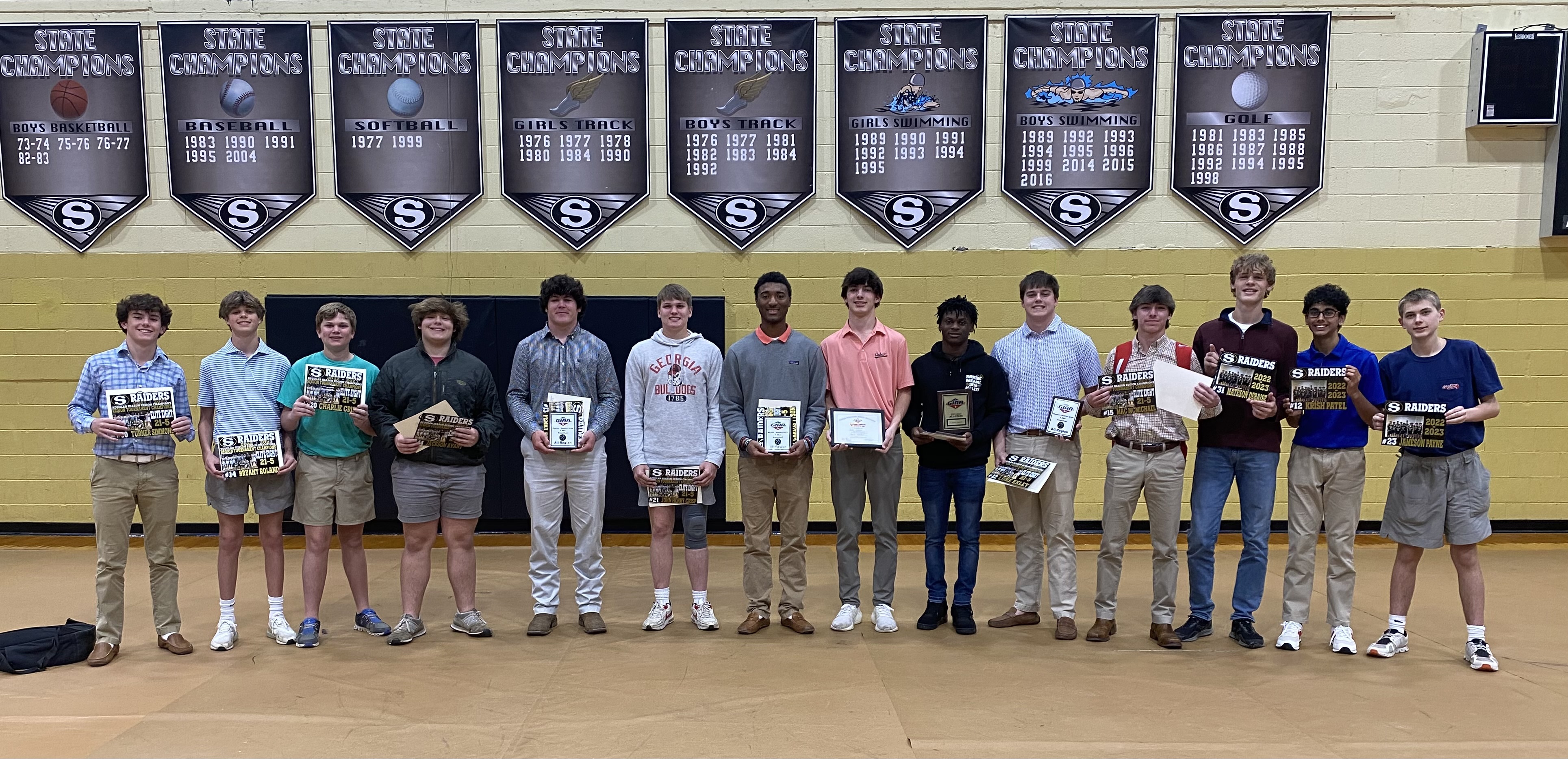 Southland Academy winter sports athletes honored for their ...
