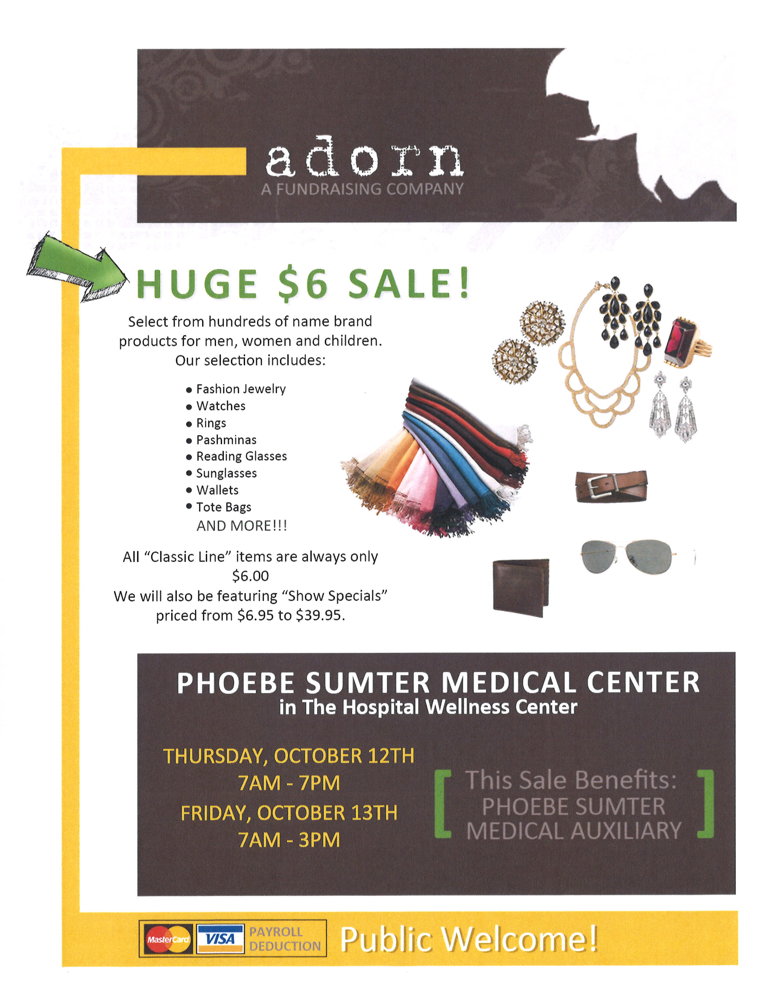 Phoebe Sumter Auxiliary to host $6 Adorn Sale on October 12 - Americus ...