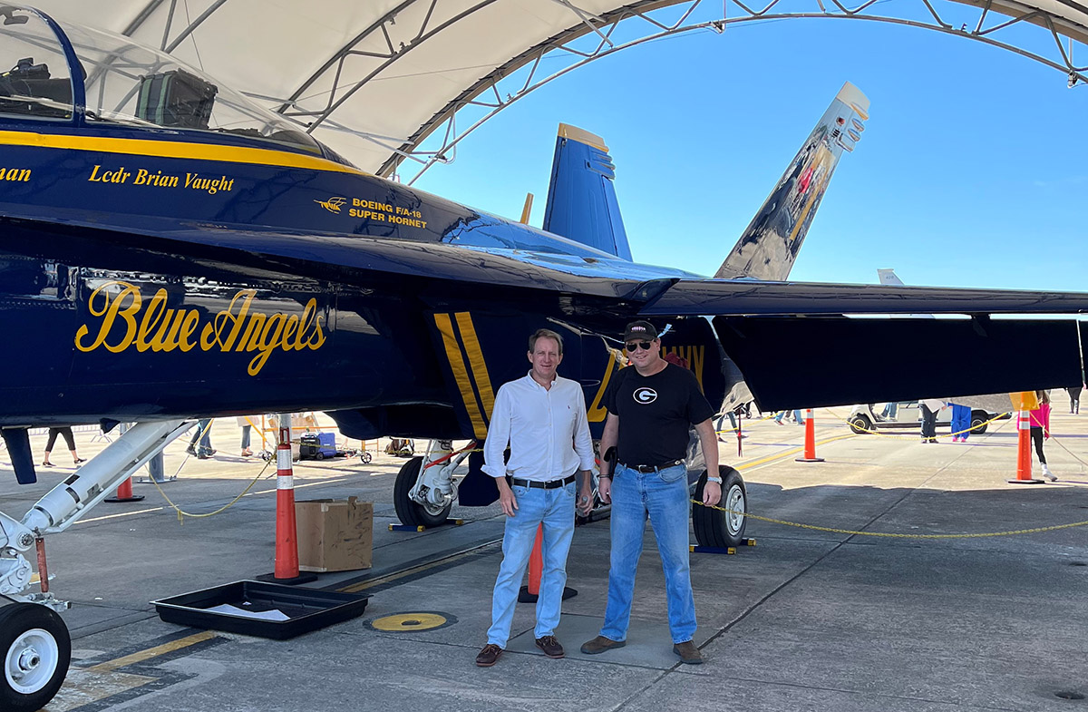 Sgtc Aircraft Structural Instructor Meets First Female Blue Angel Pilot