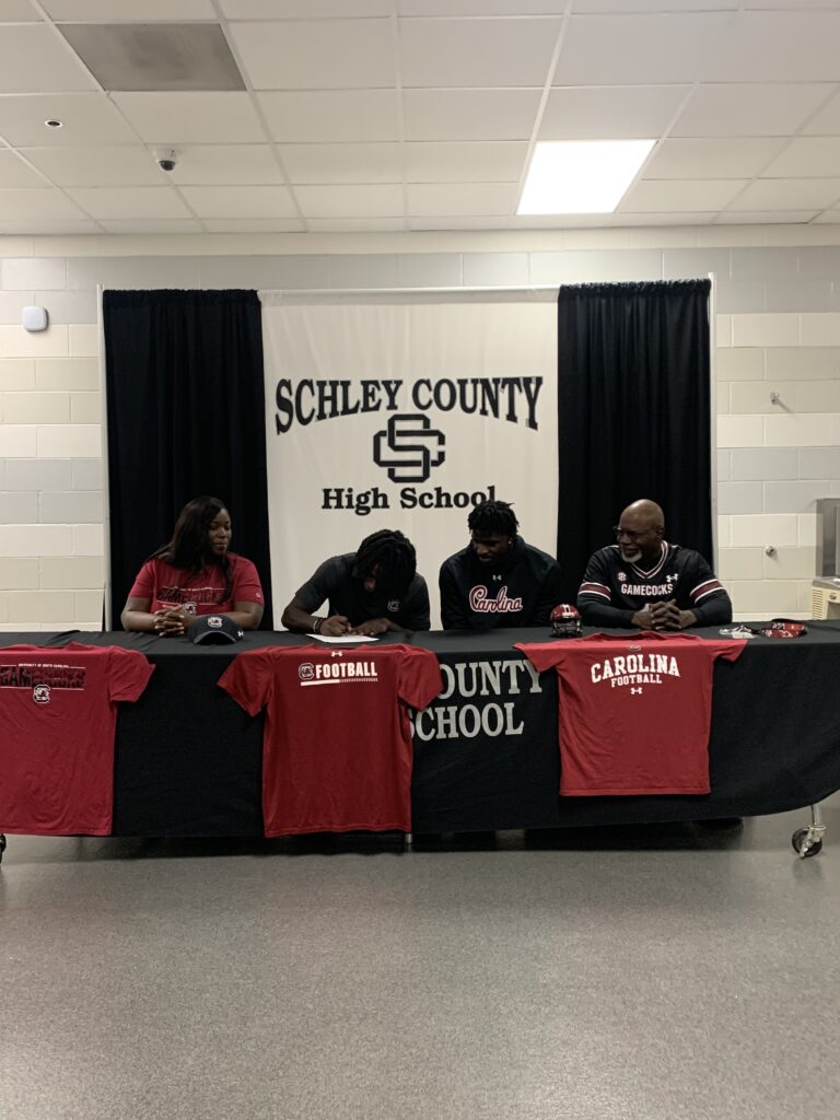 Schley County football star JaLewis Solomon Signs with South Carolina ...