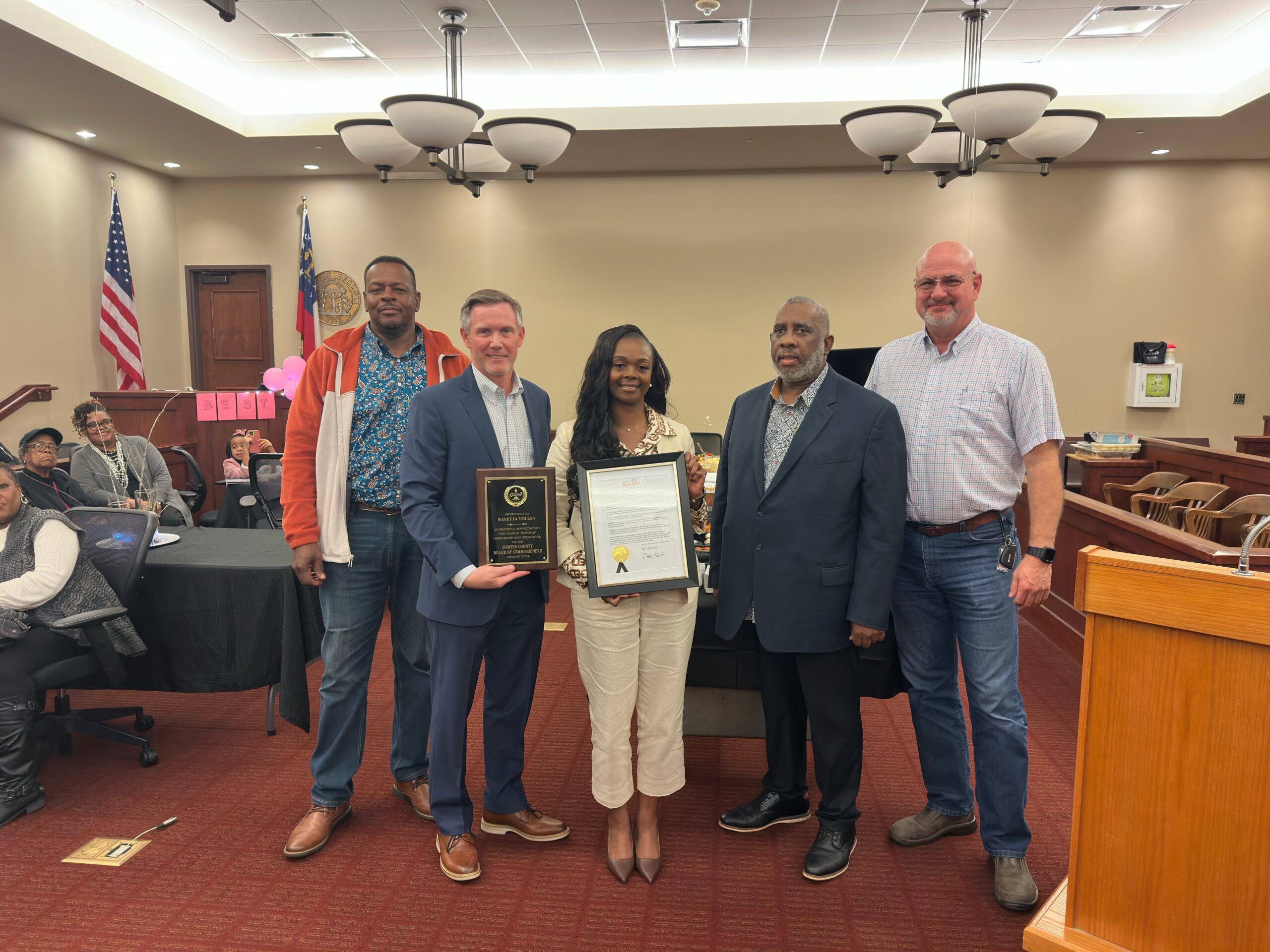 County Administrator Rayetta Volley’s Retirement Party Held in Court ...