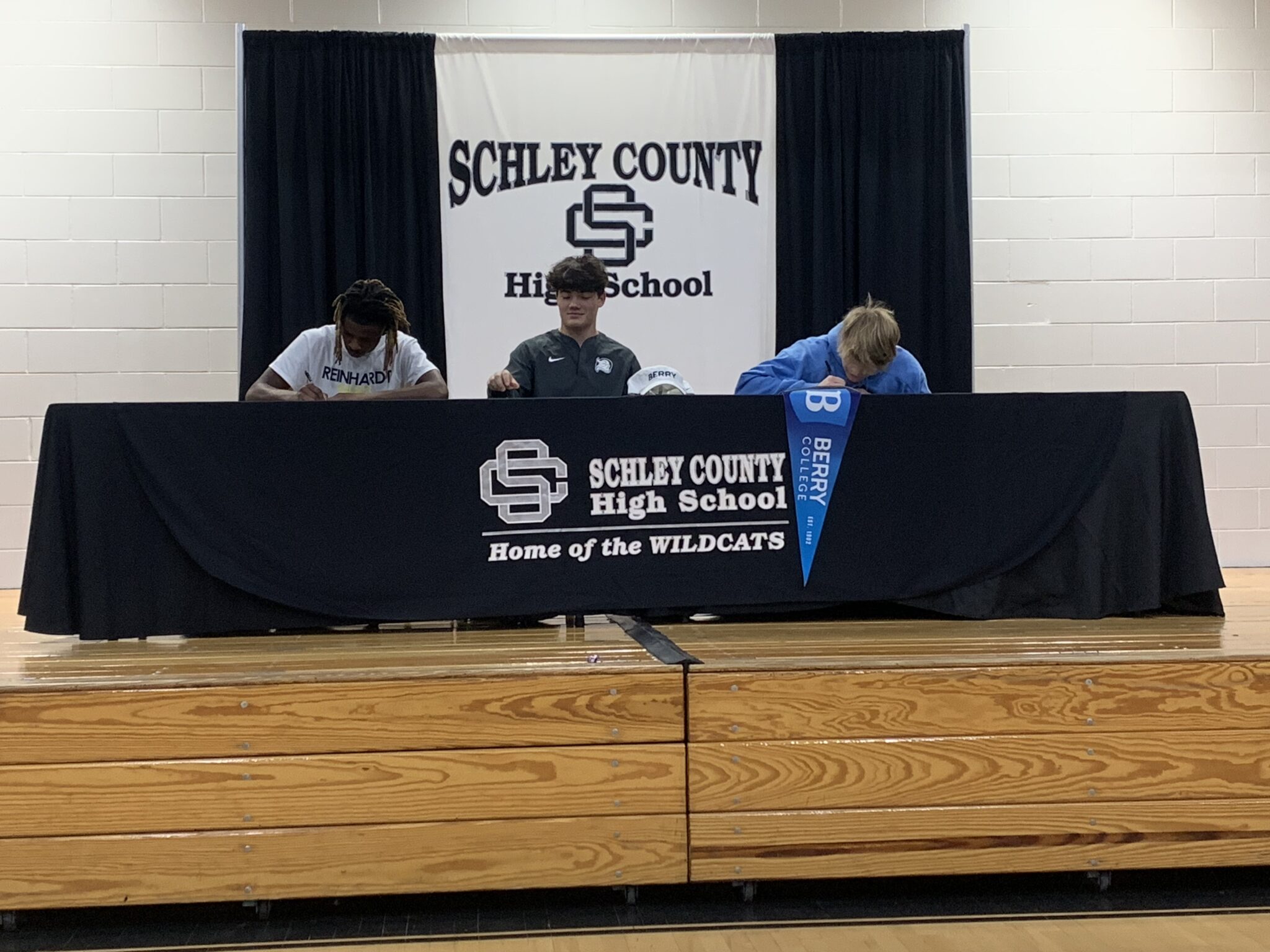 Three Schley County football stars sign letters of intent on National ...